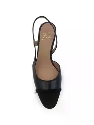 Roberto Festa Ficus Fringed Slingback Pumps