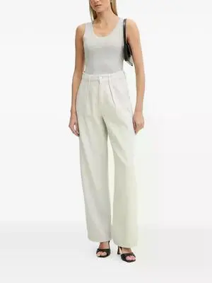 FRACOMINA Pleat-detail Wide Leg Trousers