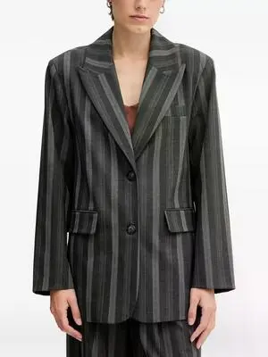 MOS MOSH Striped Button Blazer