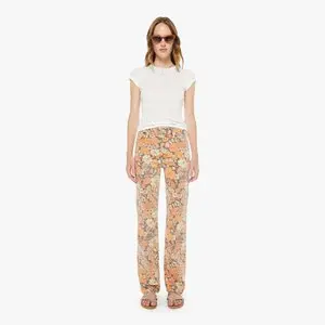 MOTHER The Kick It Jeans Blossom Print