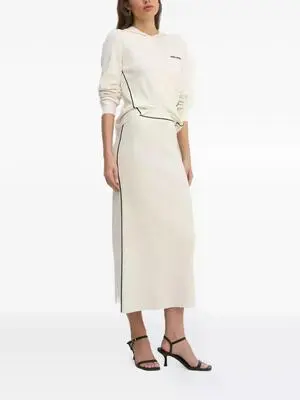 OUI Trim-detail Midi Skirt