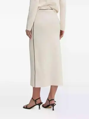 OUI Trim-detail Midi Skirt