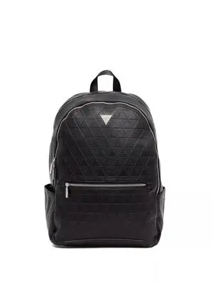 Guess Triangle-pattern Backpack - Black