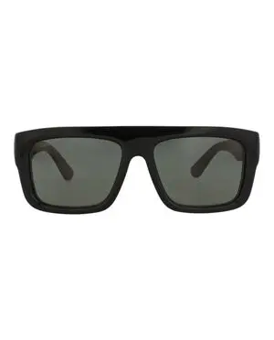 Gucci Square-frame Recycled Acetate Sunglasses - Black Black Grey (gg1461s/30014461/001)