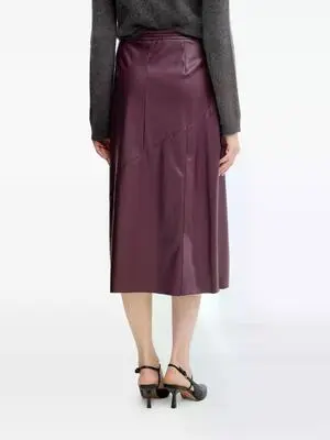 OUI Tie Wrap Midi Skirt