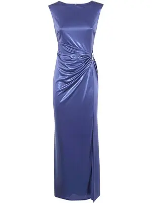floor-length satin charmeuse evening gowns