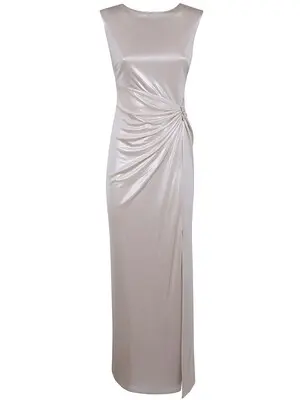 Ralph Lauren Ilianne Sleeveless Gown - Beige
