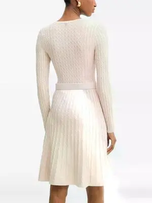 Guess Cable-knit Mini Dress - Neutrals