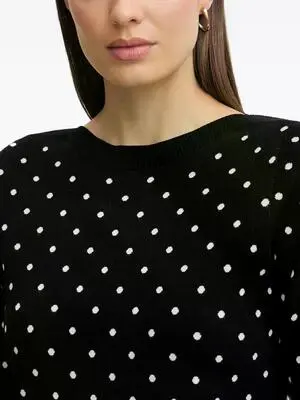 JOOP! Konstanina Polka-dot Knit Sweater