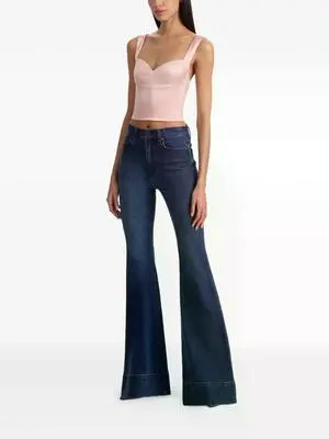 Alice + Olivia Eve Seamed Bustier Top