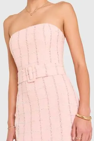 Amanda Uprichard Fae Midi Dress In Charlotte Tweed
