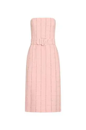 Amanda Uprichard Fae Midi Dress In Charlotte Tweed
