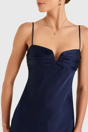 Amanda Uprichard Ira Maxi Dress - Ink
