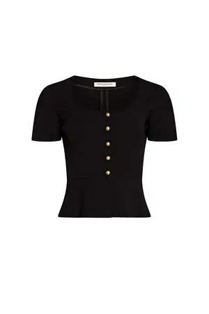 Amanda Uprichard Nico Short-sleeved Top