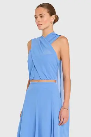 Amanda Uprichard Monterey Wrap Top
