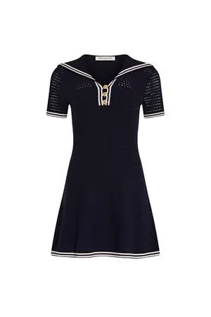 Amanda Uprichard Monique Fit And Flare Mini Dress
