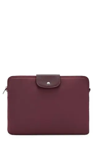 Mango Nylon Laptop Case - Burgundy
