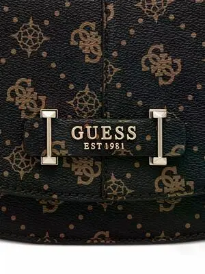 Guess Monogram Chain Crossbody Bag