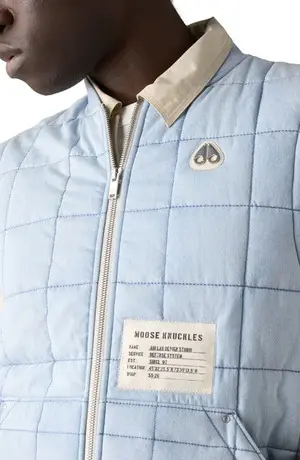Moose Knuckles Down Denim Liner Vest
