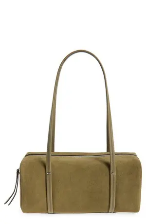 Madewell The Brioche Leather Shoulder Bag - Worn Olive