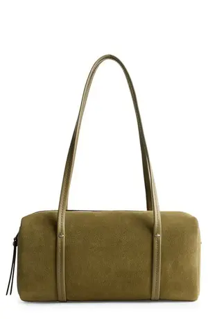 Madewell The Brioche Leather Shoulder Bag - Worn Olive