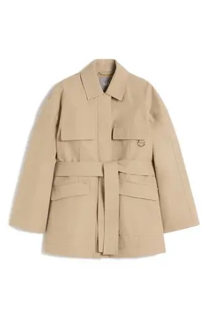 MM BY MAX MARA Cotton-blend Belted Trench Coat
