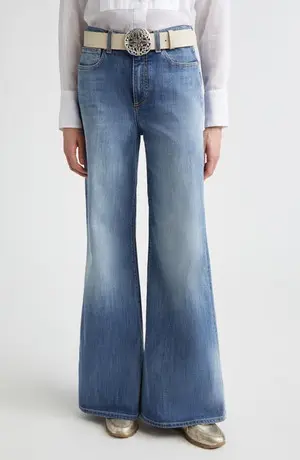 Eleventy Women's Flare Leg Jeans
