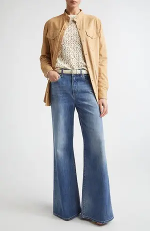 Eleventy Ankle Flare Leg Jeans