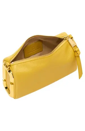 Marc Jacobs The Leather Snapshot Shoulder Bag - Daffodil
