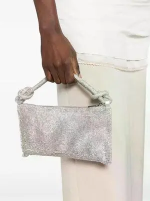 Cult Gaia Hera Nano Knotted Shoulder Bag - Silver