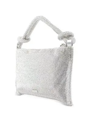 Cult Gaia Hera Nano Knotted Shoulder Bag - Silver