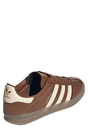 Adidas Gazelle Indoor Sneaker - Brown/wonder White/gum5