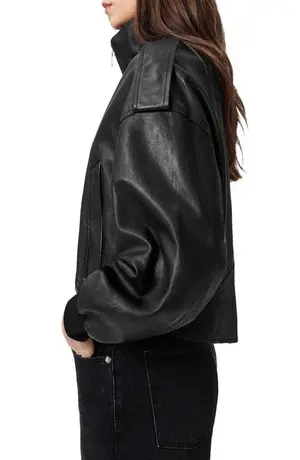 ALLSAINTS Lowden Leather Bomber Jacket