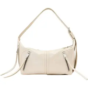 ALLSAINTS Jean Ray Leather Shoulder Bag - Gypsum White