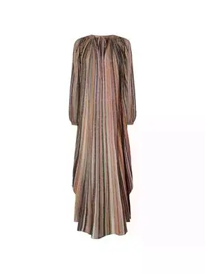 Missoni Striped Embellished Dress - Brown