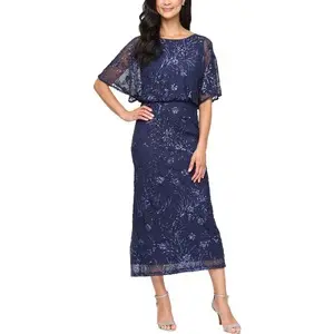 Sl Fashions Sequined Evening Dresses