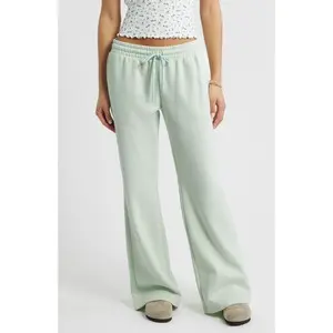 Bp. Baggy Flare Leg Sweatpants - Green Cloud