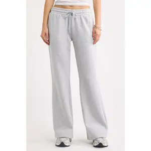 Bp. Baggy Flare Leg Sweatpants - Grey Soft Heather