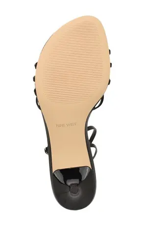 Nine West Gazey Ankle Strap Sandal - Black