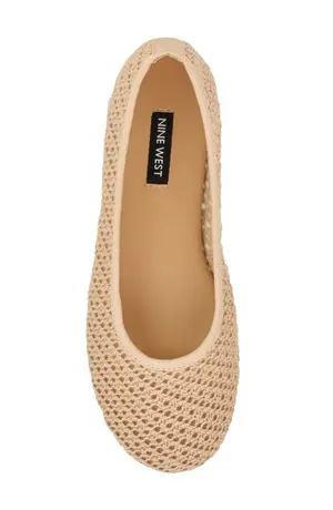 Nine West Burnne Ballet Flat - Ivory