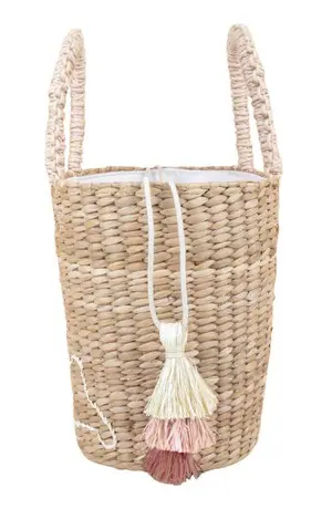 Likhâ Bunny Embroidered Bangkuan Fiber Tote Bag