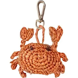 LIKHA Crab Raffia Bag Charm
