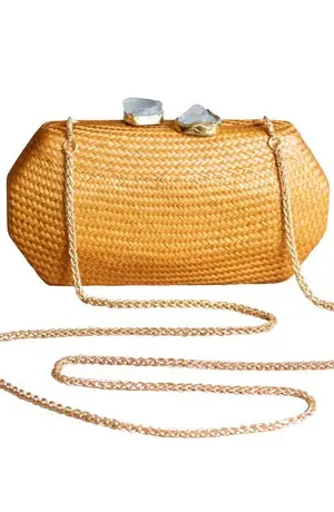 Likhâ Solid Octagon Clutch