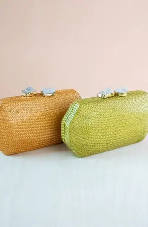 Likhâ Solid Octagon Clutch