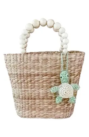 LIKHA Turtle Raffia Bag Charm