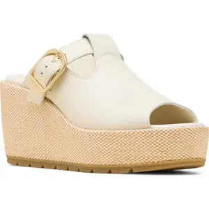 Sorel Sunpeak Platform Wedge Sandal - Chalk/gum 16