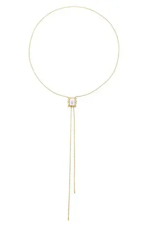 PETIT MOMENTS Viva Bolo Necklace - Gold/pearl