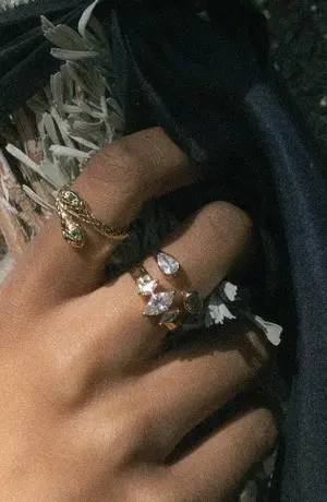 CHILD OF WILD Mara Cubic Zirconia Ring