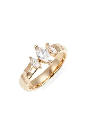 CHILD OF WILD Mara Cubic Zirconia Ring - Gold