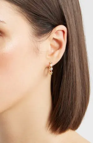 CHILD OF WILD Nova Star Huggie Hoop Earrings